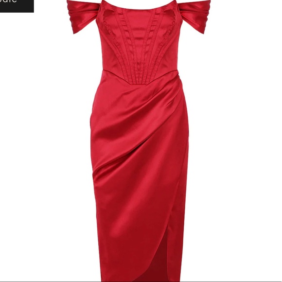 inamore | Dresses | New With Tags Inamore Balconette Corset Dress Satin ...